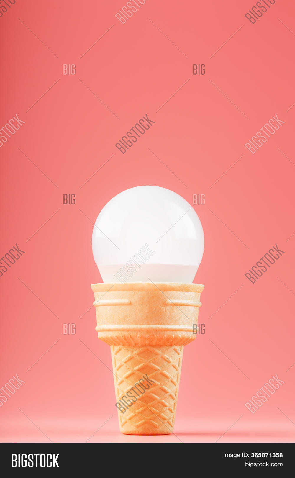 Light Bulb Ice Cream Image & Photo (Free Trial) | Bigstock
