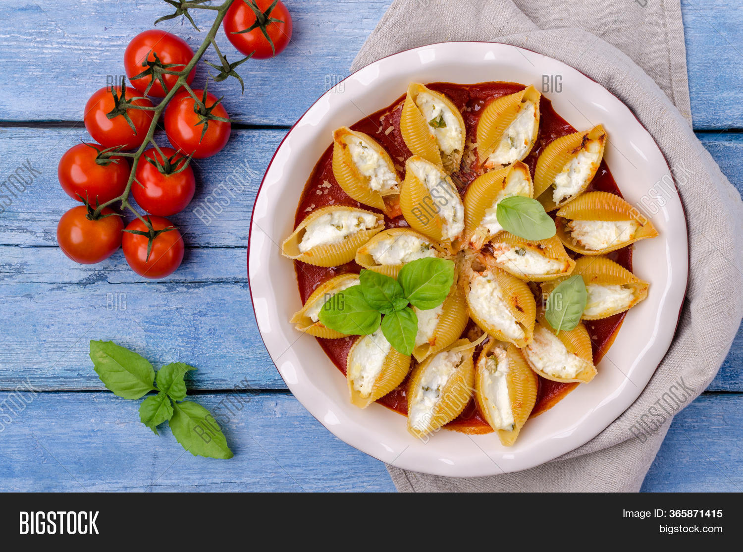 Pasta Stuffed Ricotta Image & Photo (Free Trial) | Bigstock