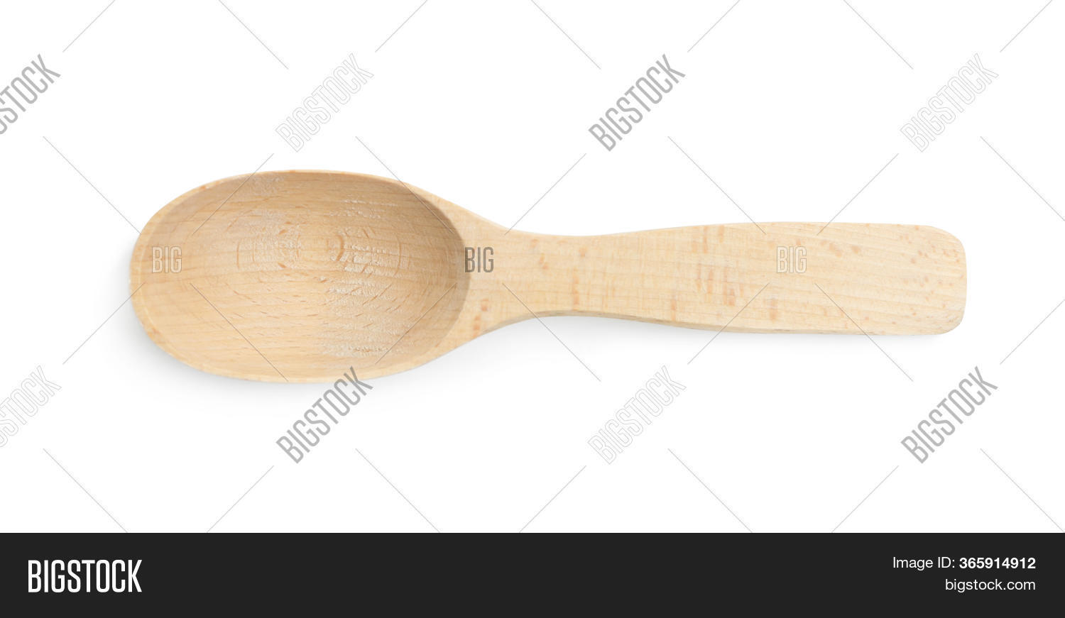 Wooden Spoon Isolated Image & Photo (Free Trial) | Bigstock