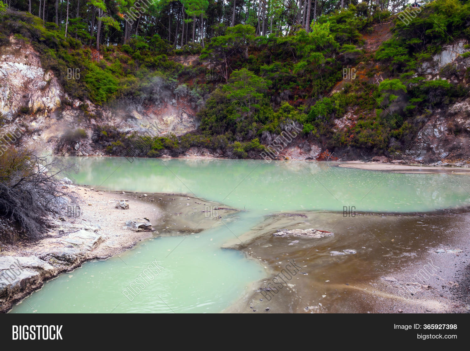 Wai-O-Tapu, Volcanic Image & Photo (Free Trial) | Bigstock