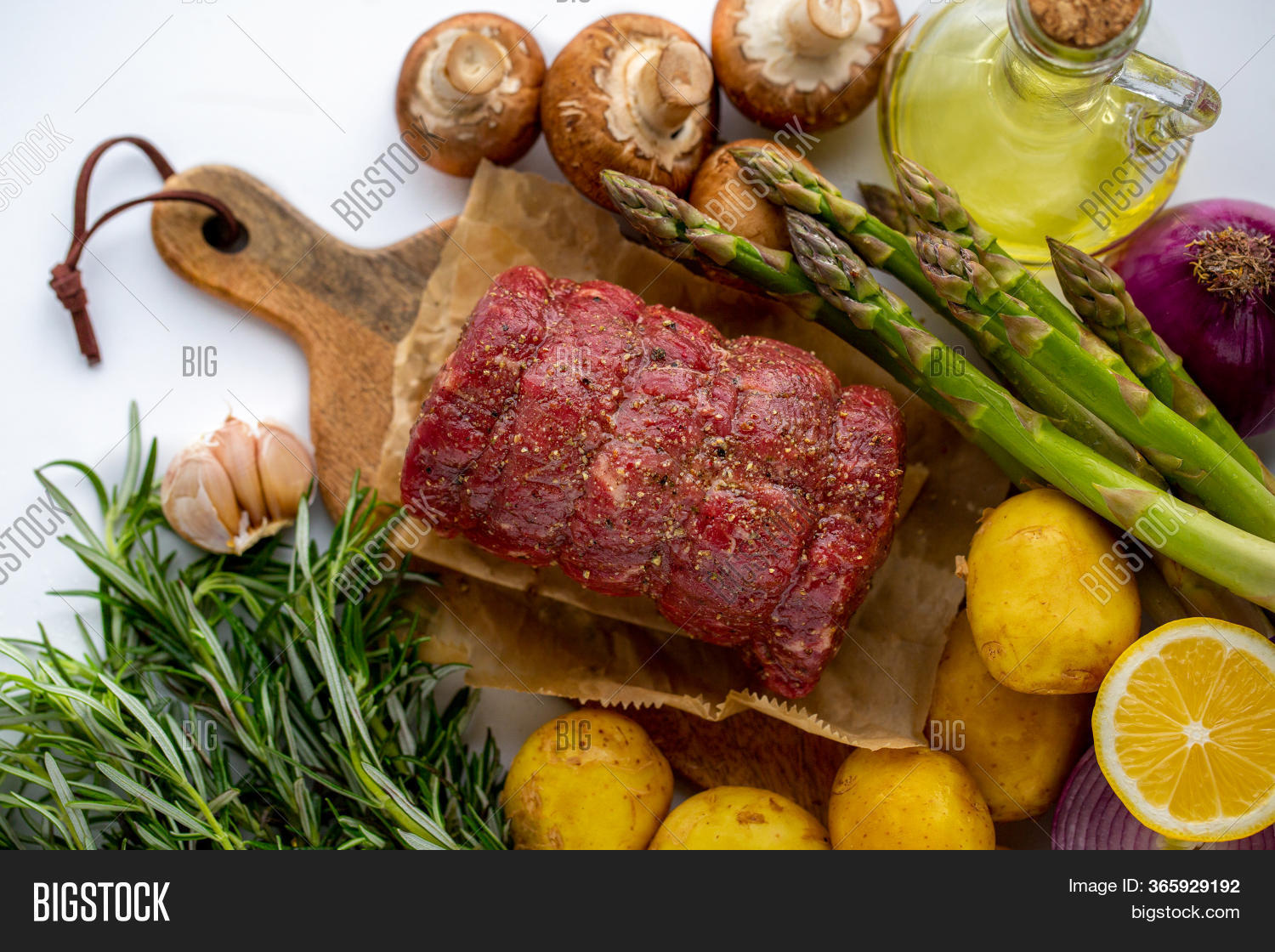 Raw Roast Beef On Image & Photo (Free Trial) | Bigstock