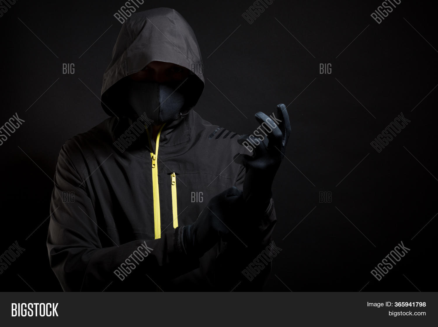 Criminal Mask Puts On Image & Photo (Free Trial) | Bigstock