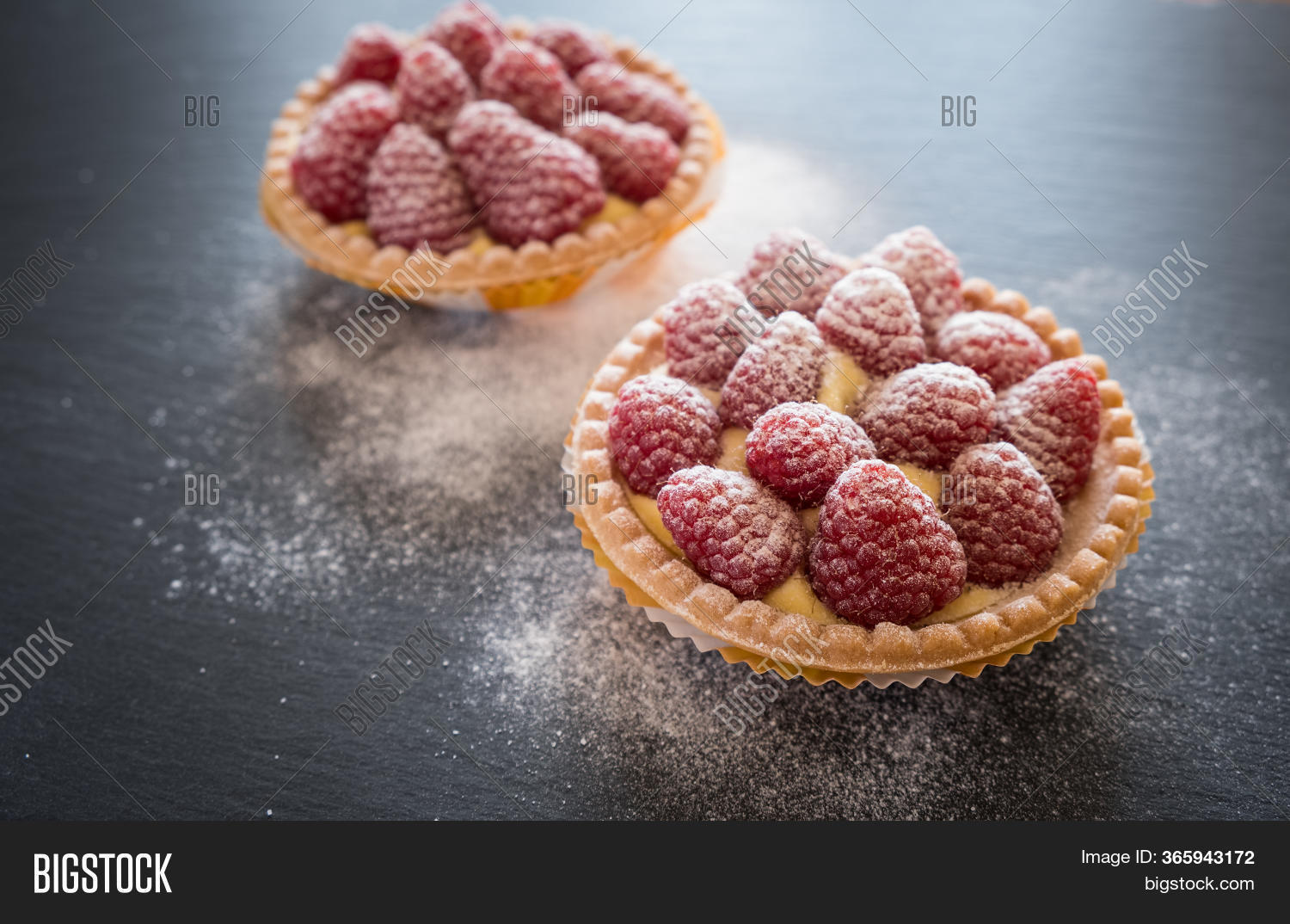 Raspberry Tartlets Image & Photo (Free Trial) | Bigstock