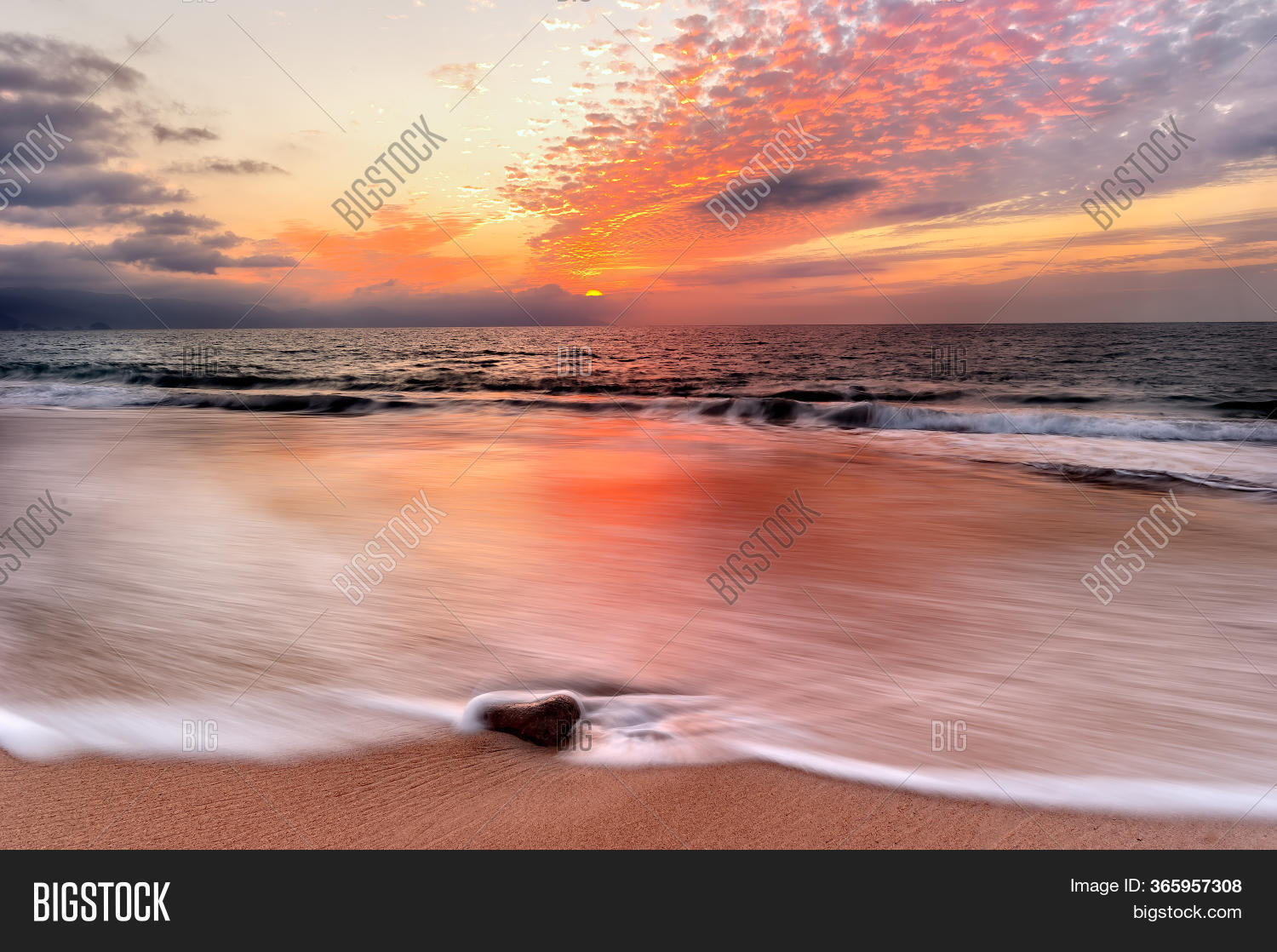 Sun Setting Displaying Image & Photo (Free Trial) | Bigstock