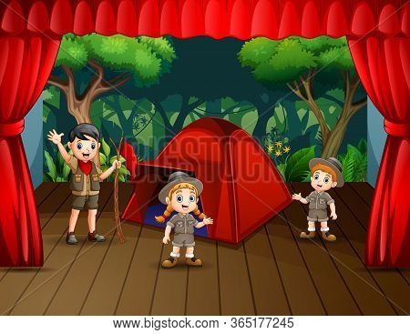 Cartoon Children Play Vector & Photo (Free Trial) | Bigstock