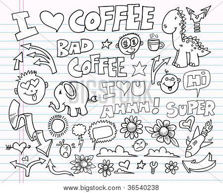 Notebook Doodle Clip Vector & Photo (Free Trial) | Bigstock