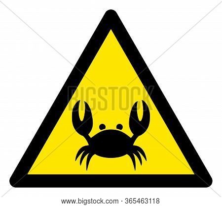 Raster Crab Flat Image & Photo (Free Trial) | Bigstock