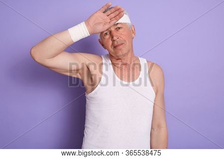 Exhausted Facial Expression