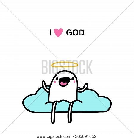 Love God Hand Drawn Vector & Photo (Free Trial) | Bigstock