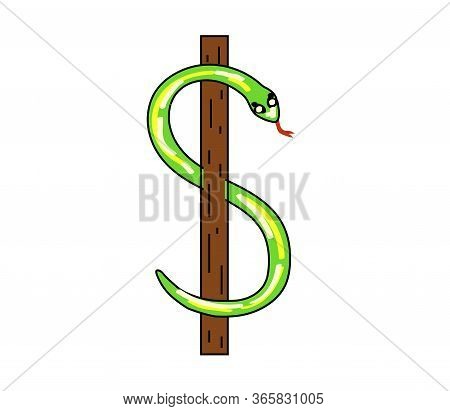 Snake Symbol Dollar Vector & Photo (Free Trial) | Bigstock