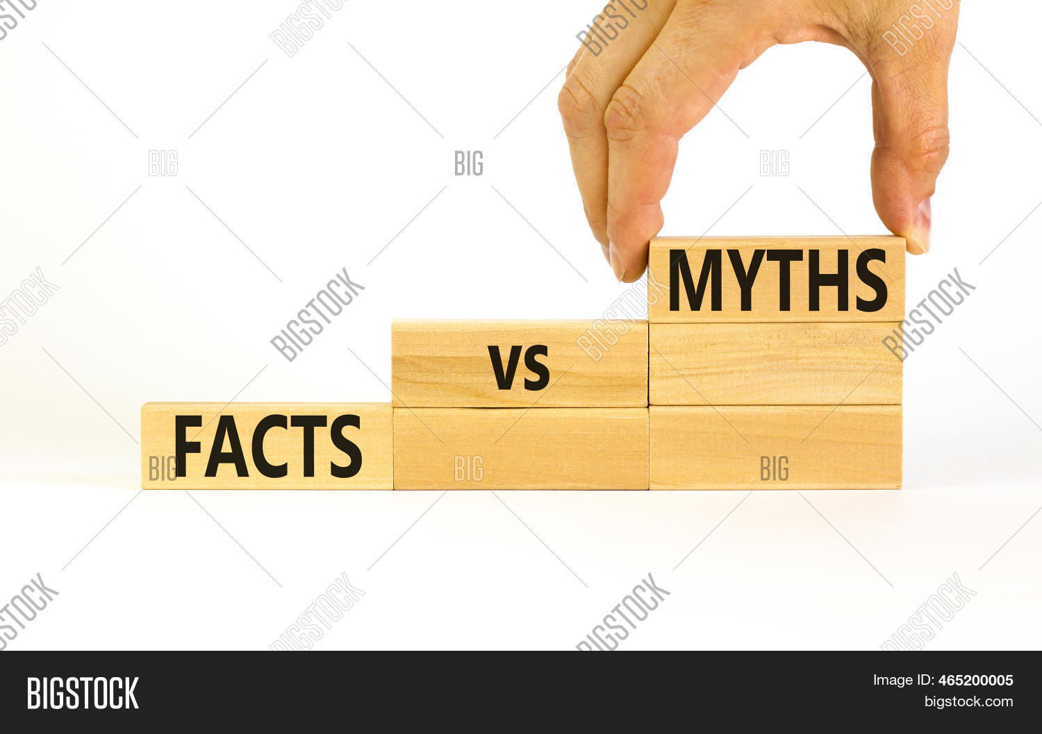 Facts Vs Myths Symbol Image & Photo (Free Trial) | Bigstock