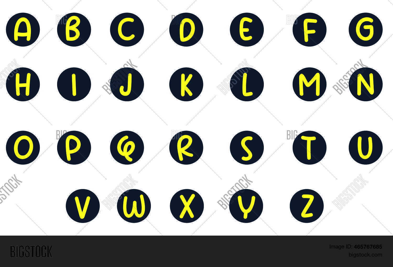 Z Alphabets Round Vector & Photo (Free Trial) | Bigstock