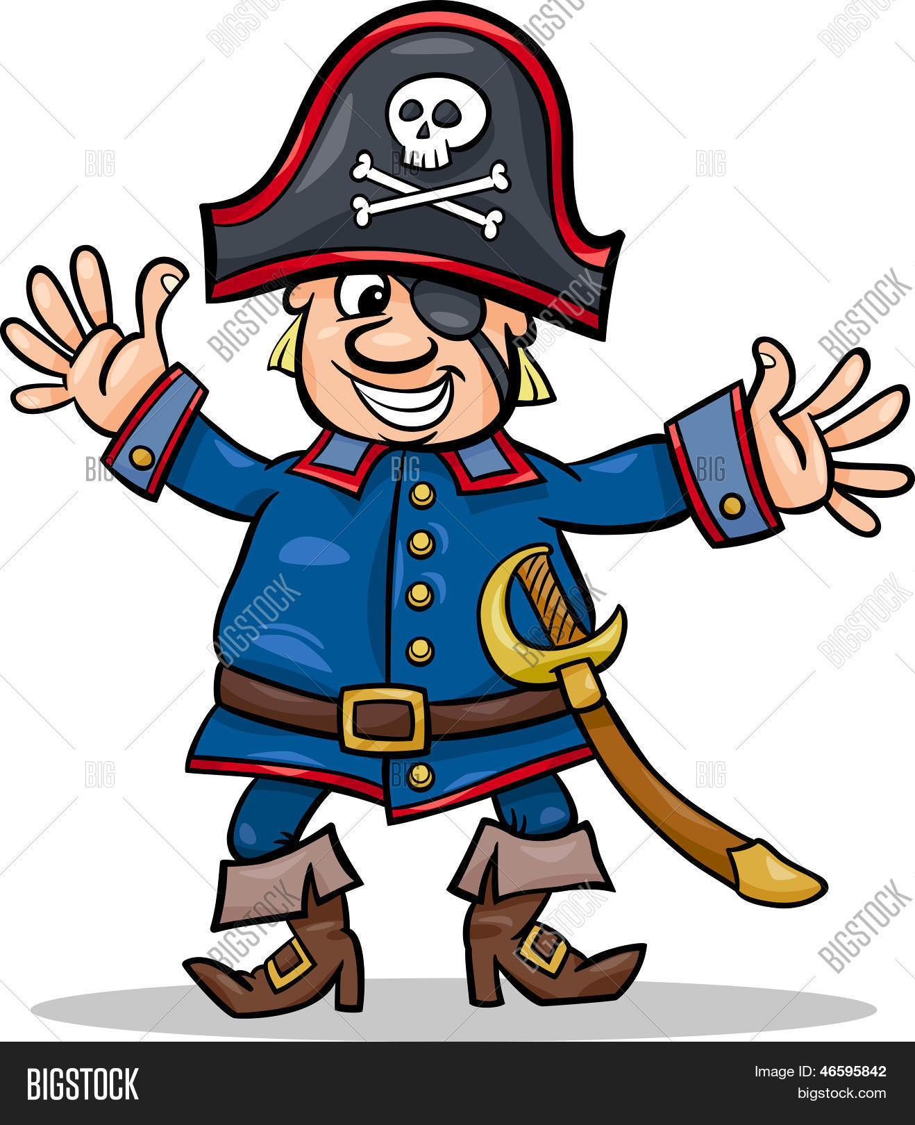 Pirate Captain Vector & Photo (Free Trial) | Bigstock