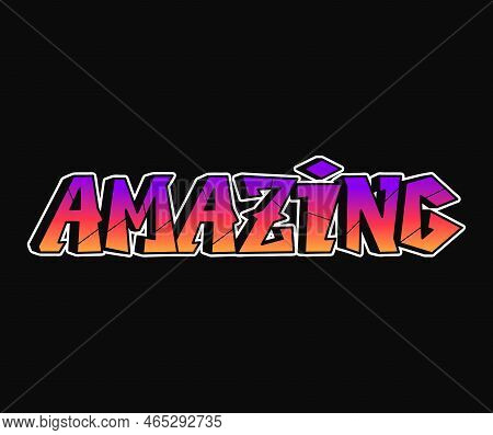 Amazing Word Trippy Vector & Photo (Free Trial) | Bigstock