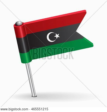Libyan Flag Map Vector & Photo (Free Trial) | Bigstock