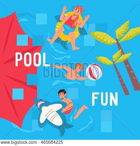 Swimming Lessons Pool Vector & Photo (Free Trial) | Bigstock
