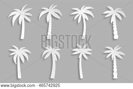 Palm Tree Paper Cut Vector & Photo (Free Trial) | Bigstock