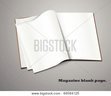 Magazine Blank Page Vector & Photo (Free Trial) | Bigstock