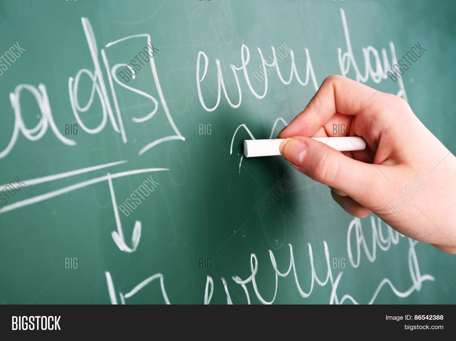Teacher Hand Writing Image & Photo (Free Trial) | Bigstock