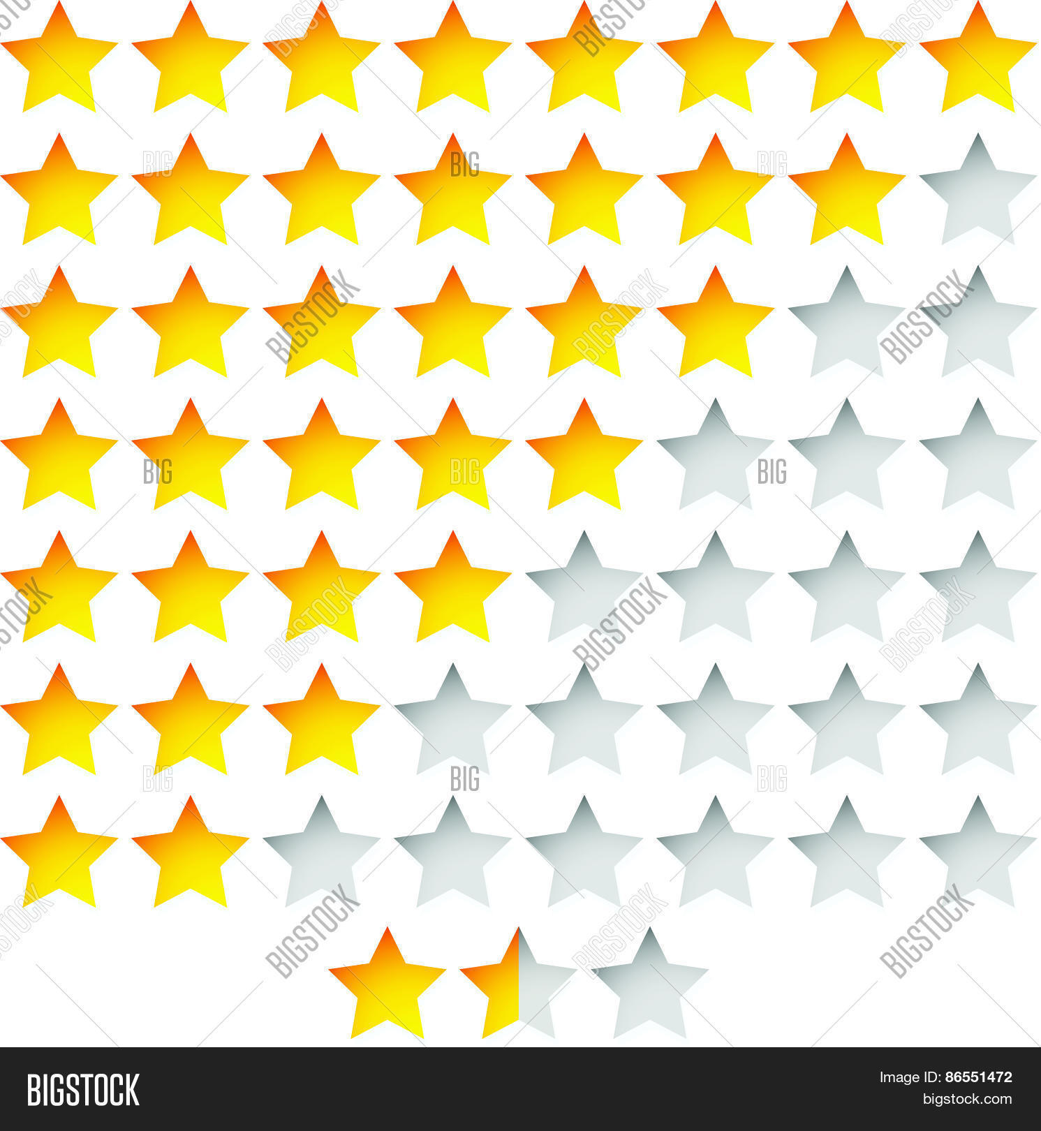 Star Rating Template Vector & Photo (Free Trial) | Bigstock