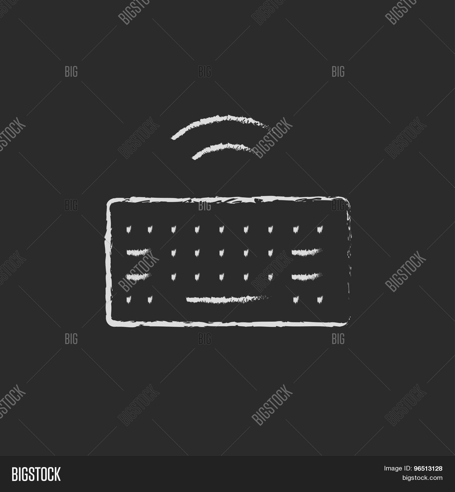 Wifi Button Keyboard Vector & Photo (Free Trial) | Bigstock