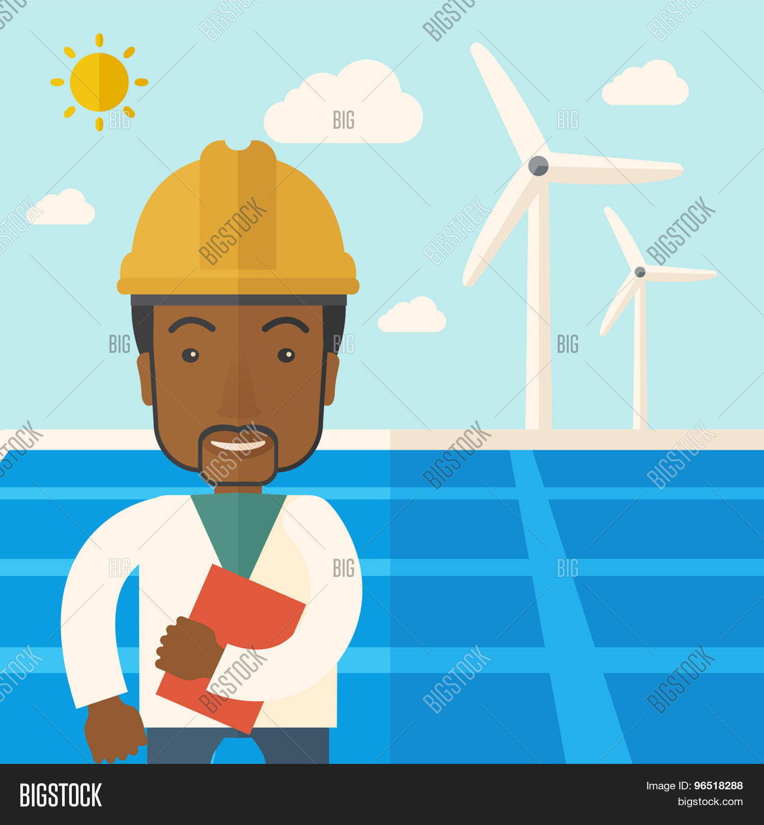 Black Man Wearing Vector & Photo (Free Trial) | Bigstock