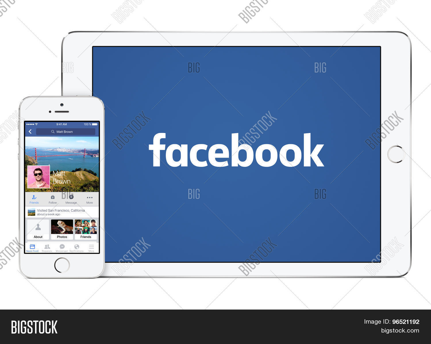 Facebook App On White Image & Photo (Free Trial) | Bigstock