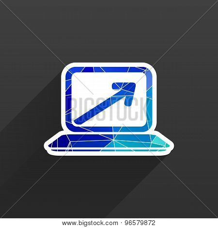 Laptop Arrow Pointing Vector & Photo (Free Trial) | Bigstock