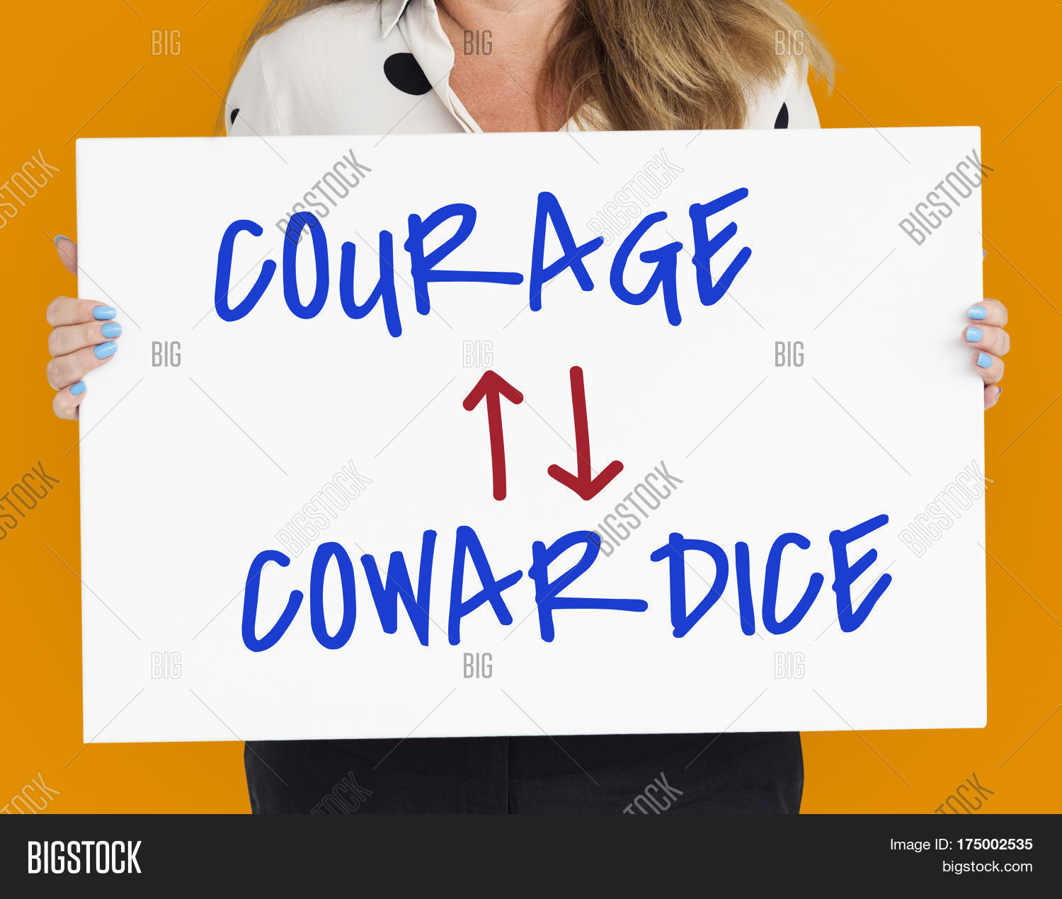 Courage Cowardice Image & Photo (Free Trial) | Bigstock
