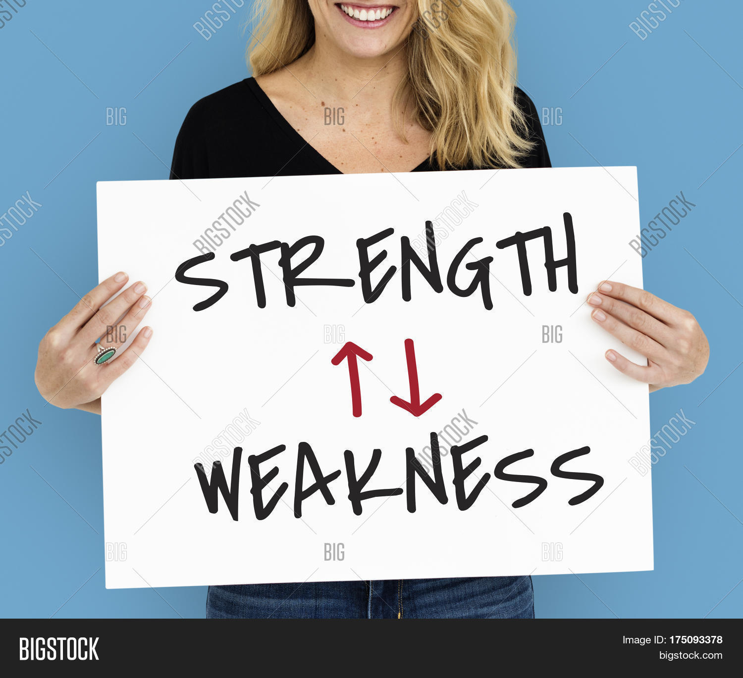 Strength Weakness Image & Photo (Free Trial) | Bigstock