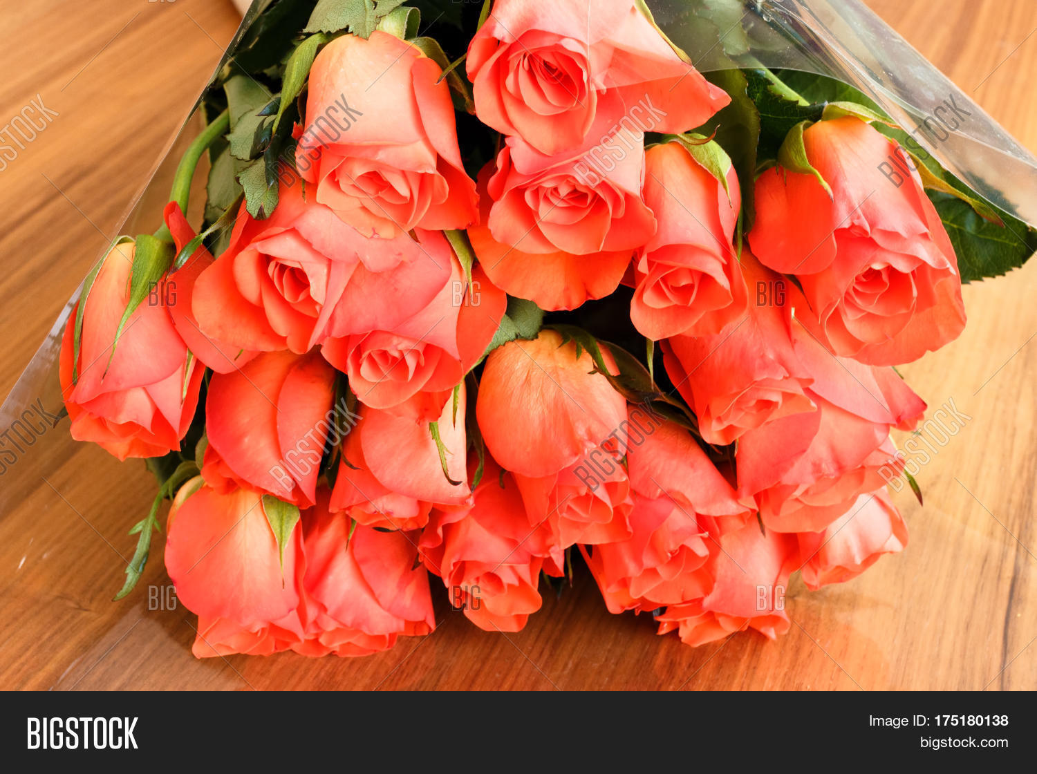 Bouquet Orange Roses Image & Photo (Free Trial) | Bigstock