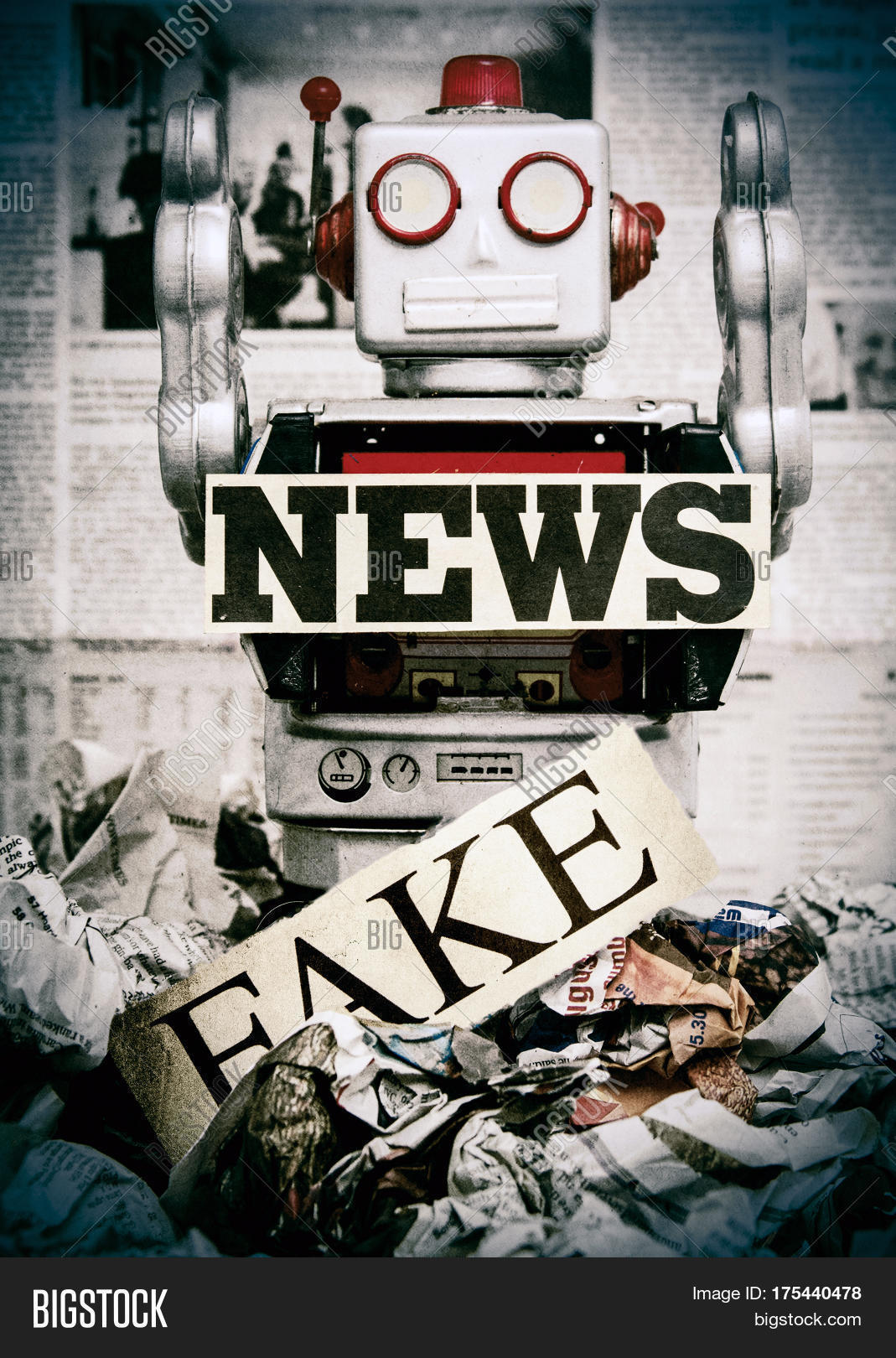 Retro News Robot Image & Photo (Free Trial) | Bigstock