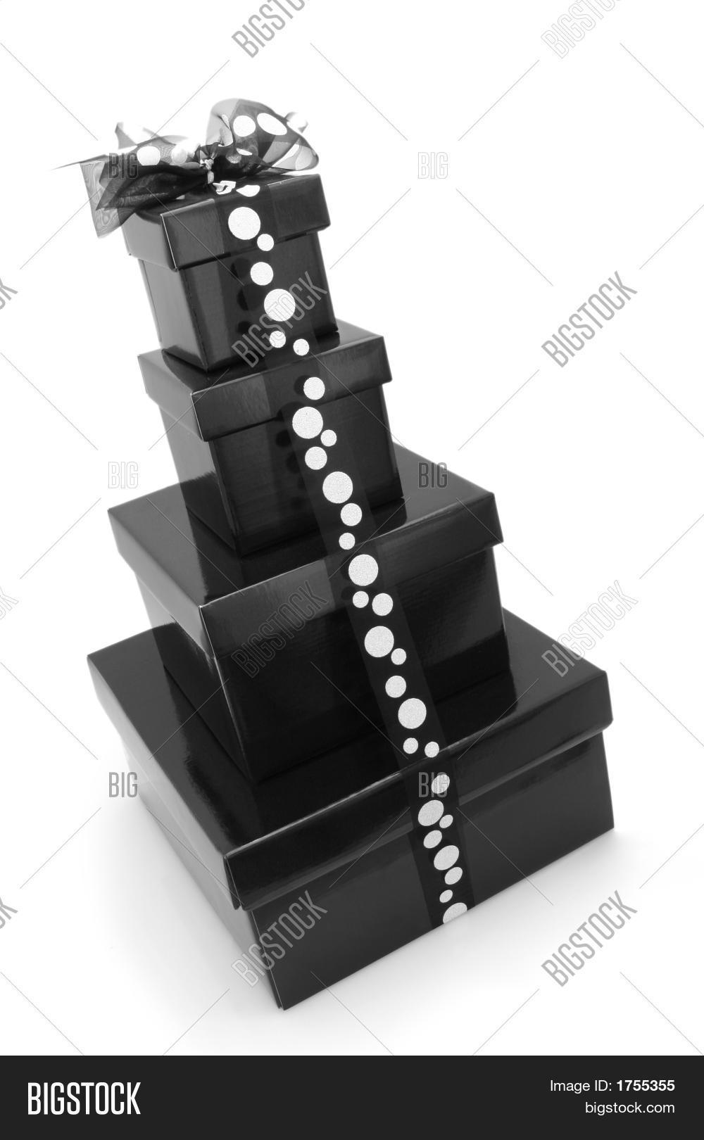 Black White Gift Boxes Image & Photo (Free Trial) | Bigstock