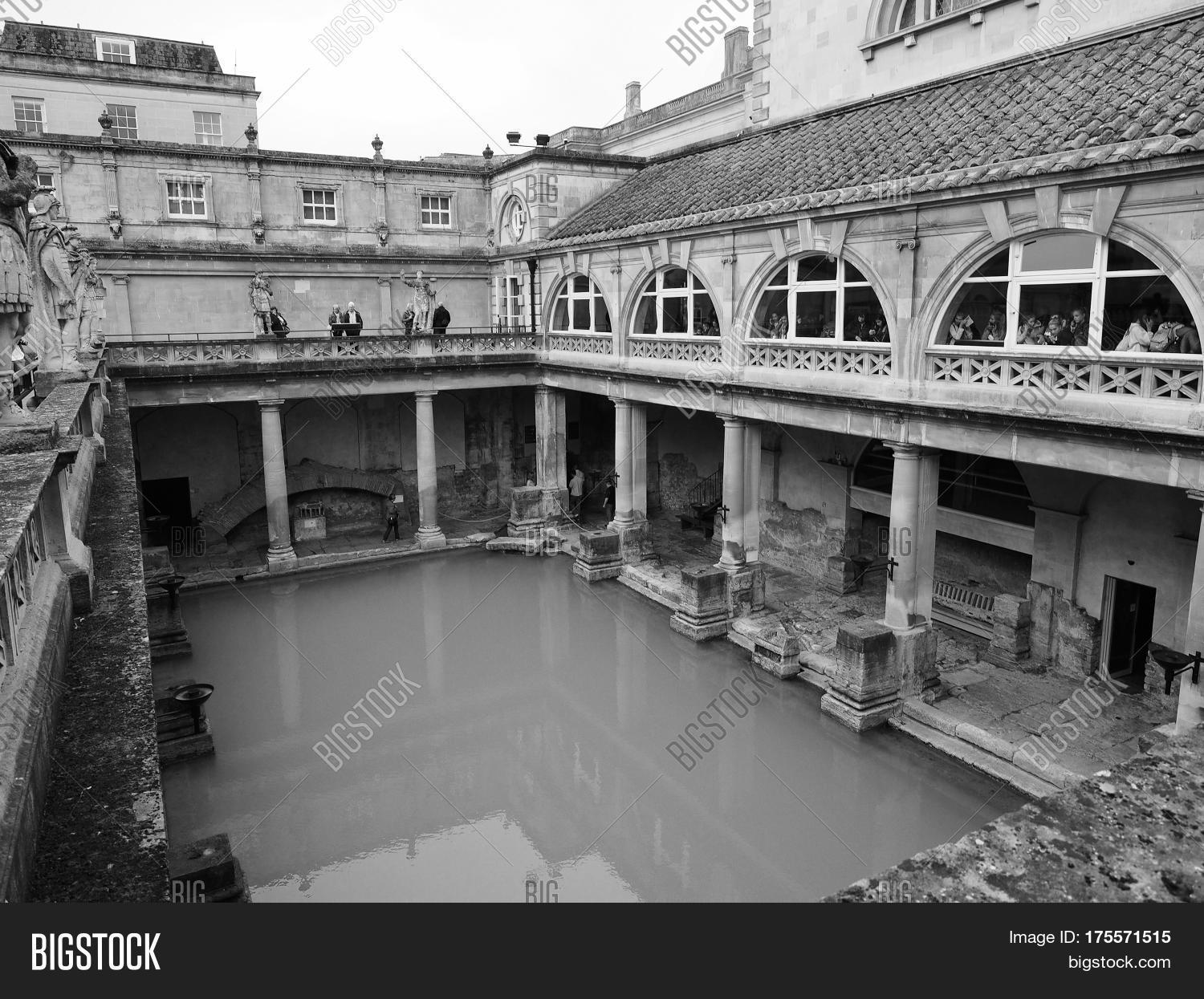 Roman Baths Bath Black Image & Photo (Free Trial) | Bigstock