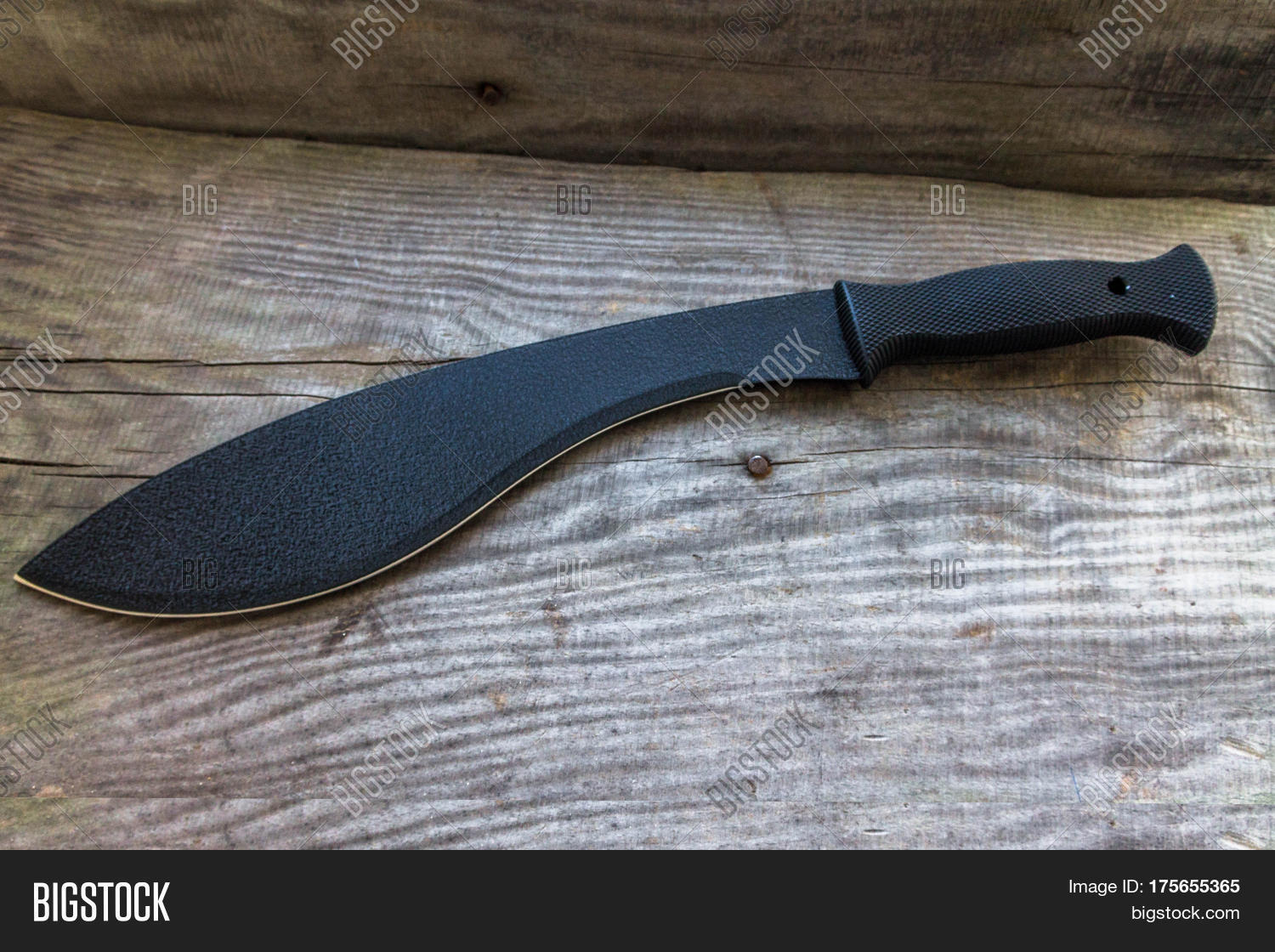 Kukri. Large Knife. Image & Photo (Free Trial) | Bigstock
