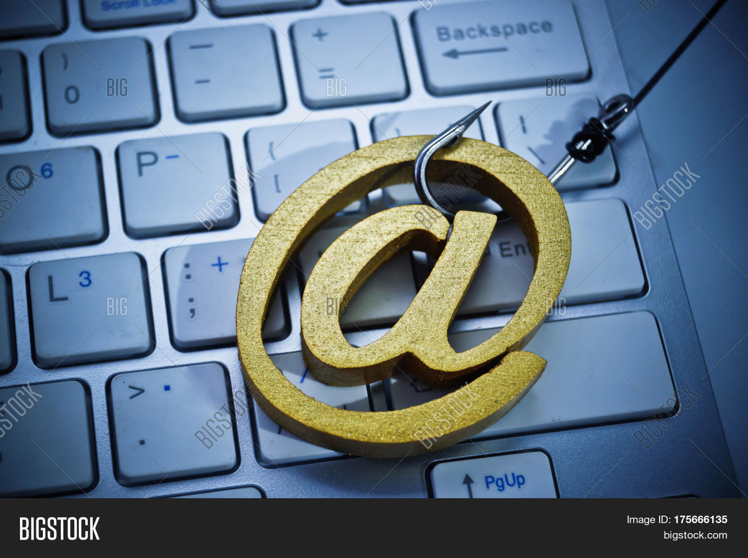 Fish Hook Email Sign Image & Photo (Free Trial) | Bigstock
