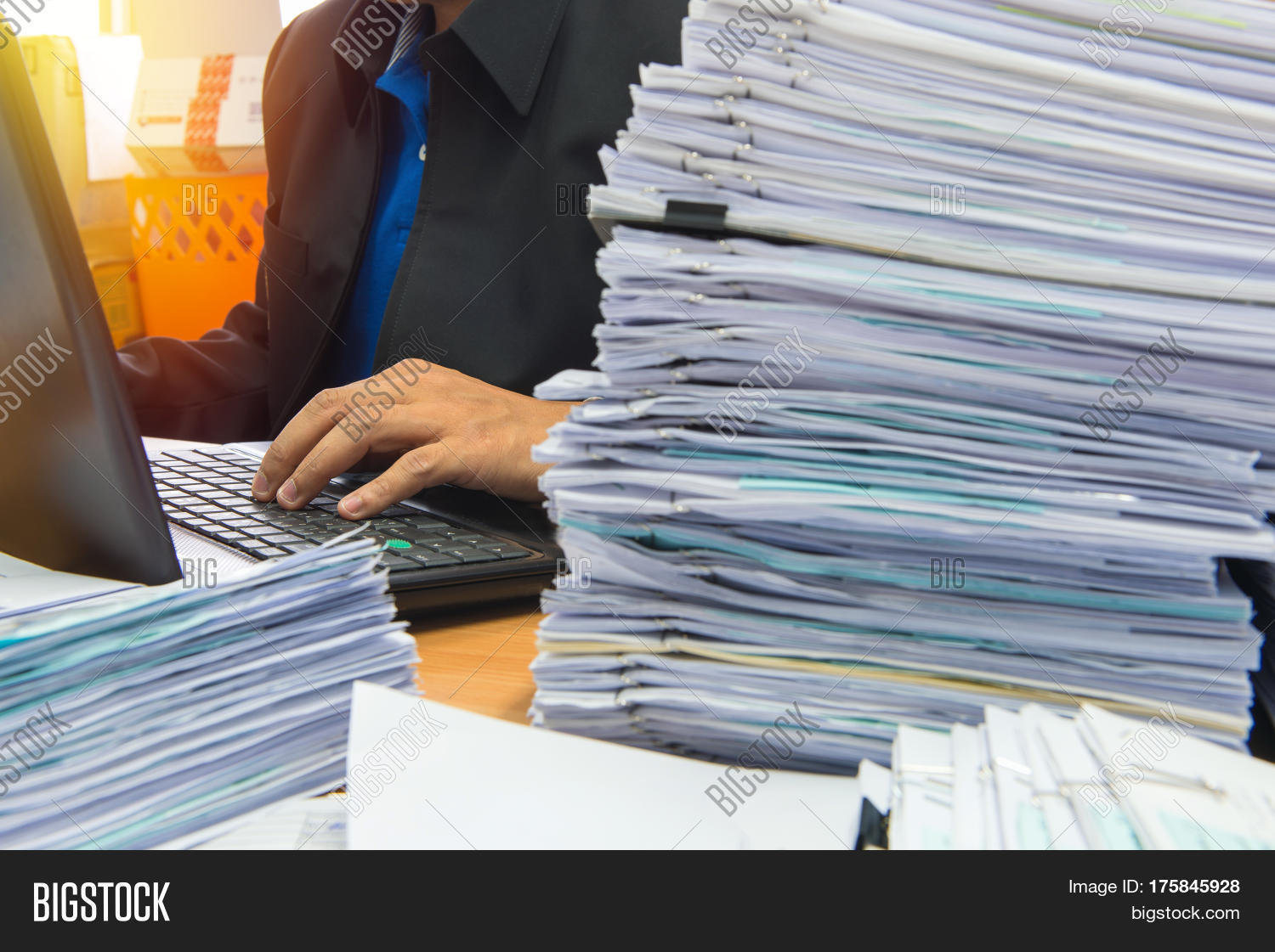 Documents On Desk Image & Photo (Free Trial) | Bigstock