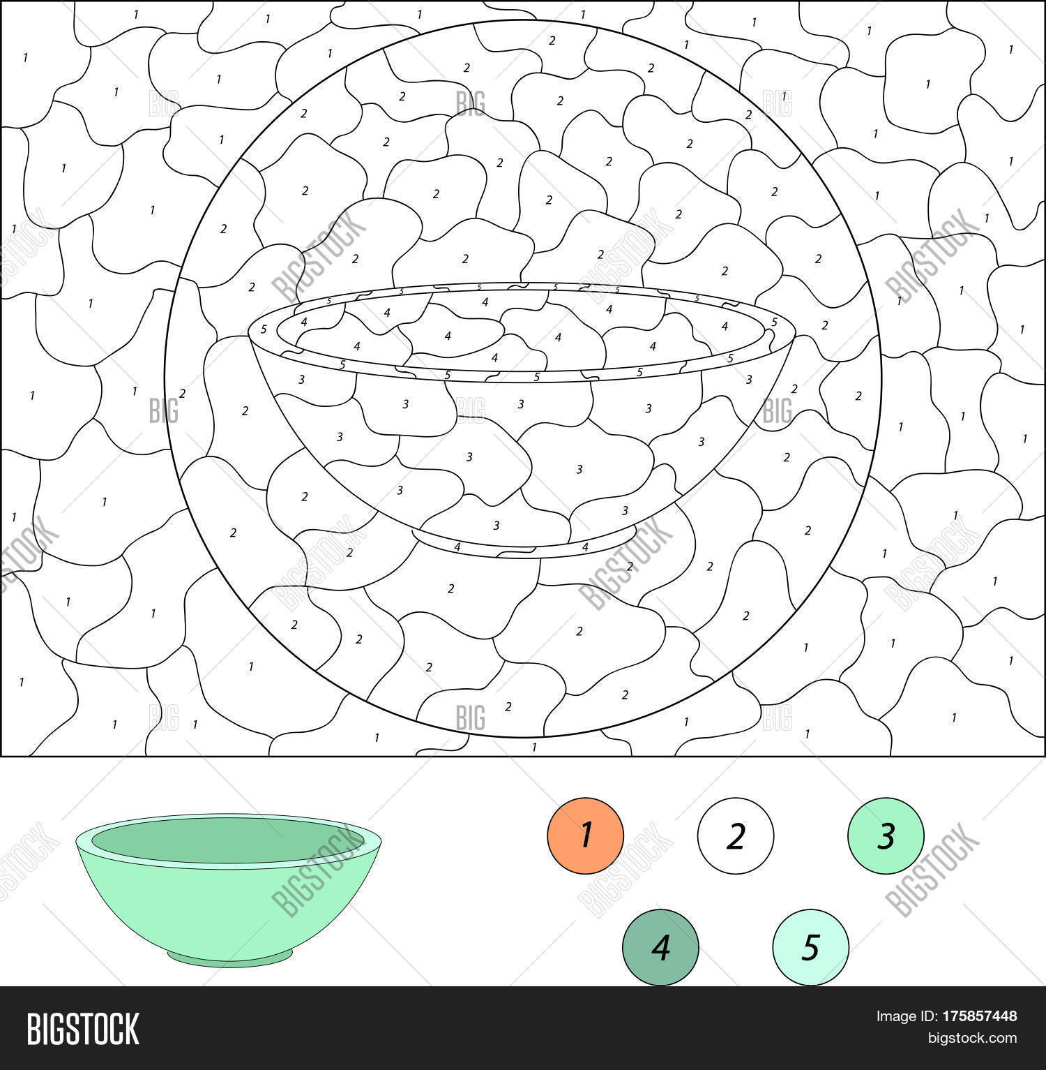 Cartoon Plate. Color Vector & Photo (Free Trial) | Bigstock