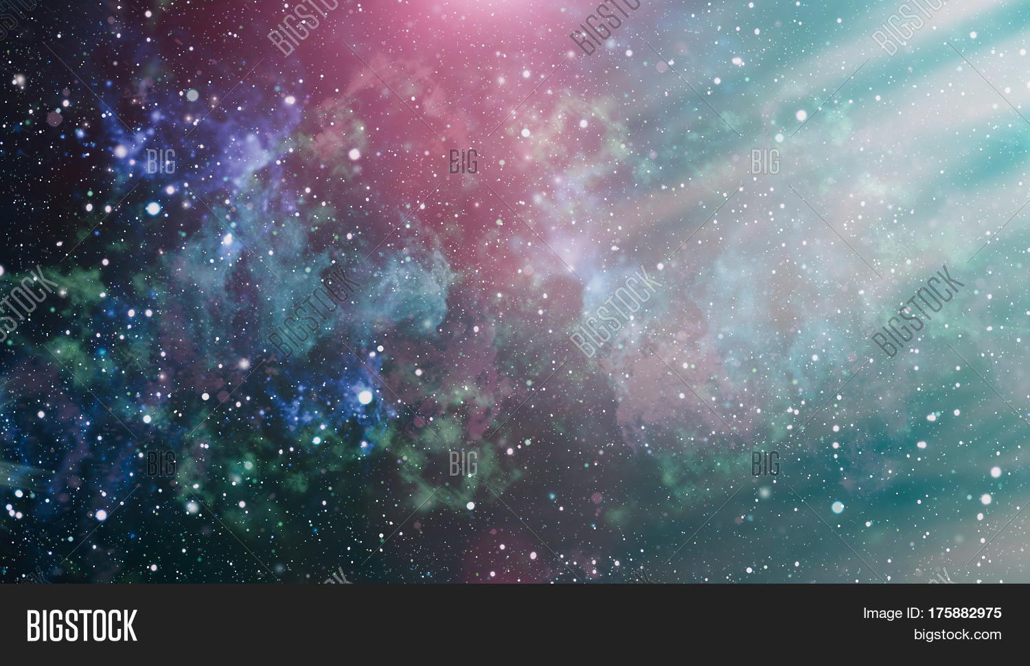 Colorful Starry Night Image & Photo (Free Trial) | Bigstock