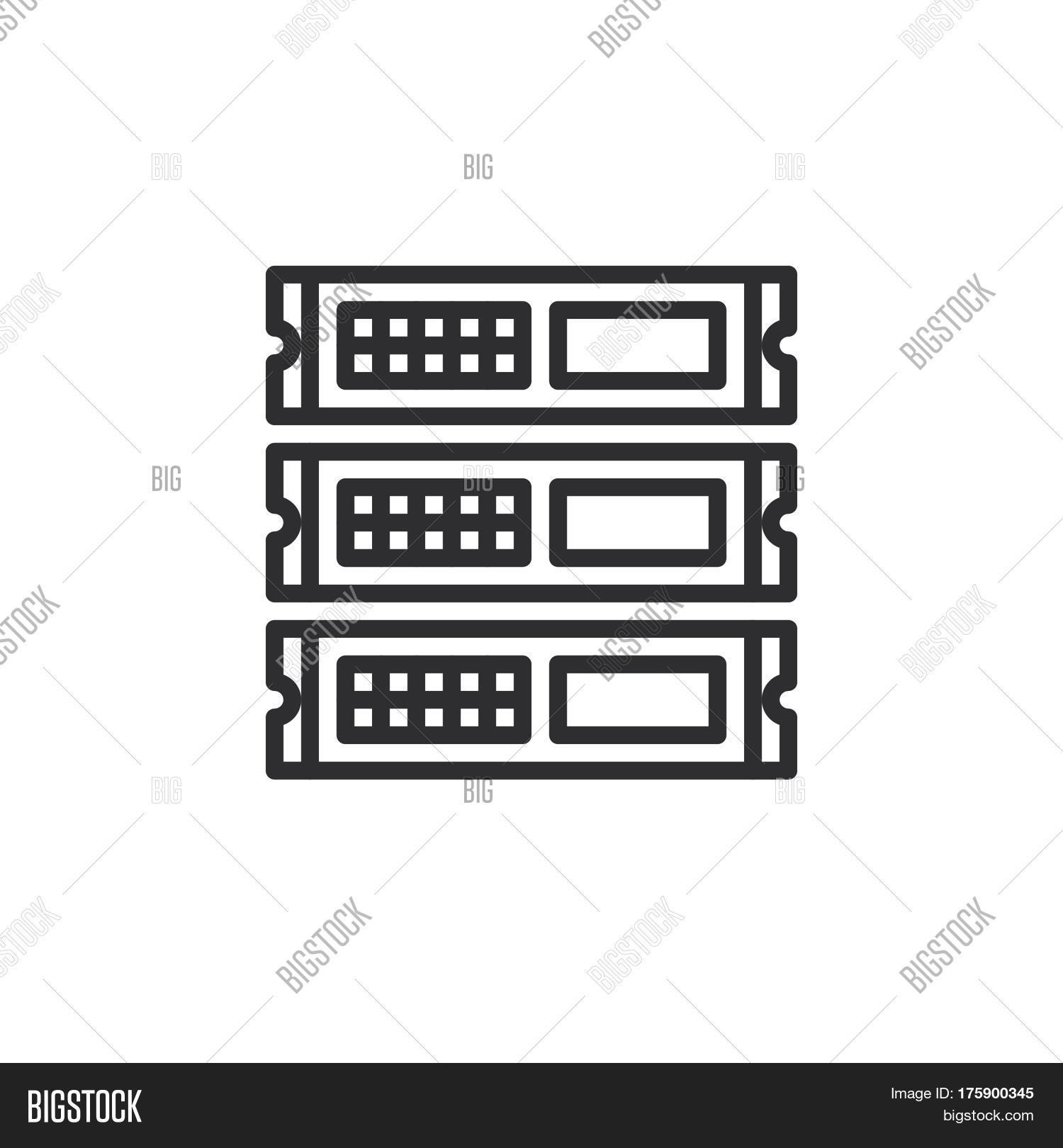 Rack Units Servers Vector & Photo (Free Trial) | Bigstock