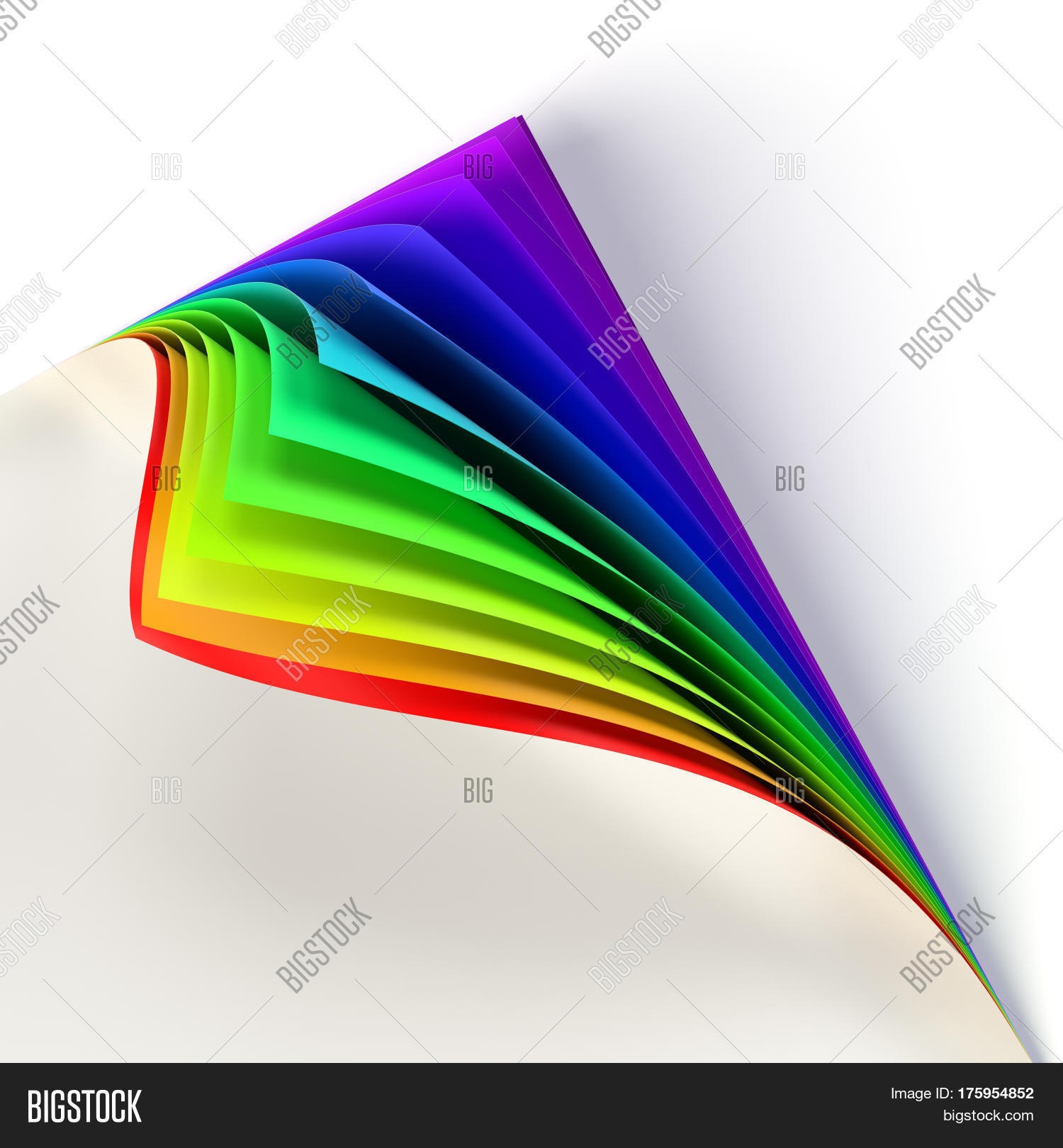 Blank Document Rainbow Image & Photo (Free Trial) | Bigstock
