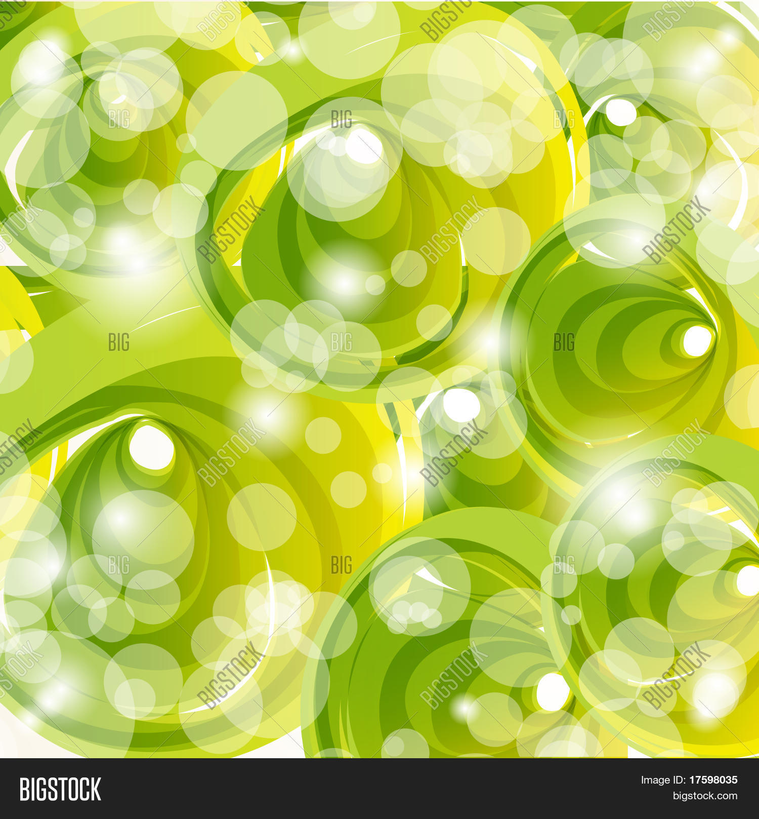 Abstract Green Spring Vector & Photo (Free Trial) | Bigstock
