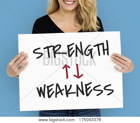Strength Weakness Image & Photo (Free Trial) | Bigstock