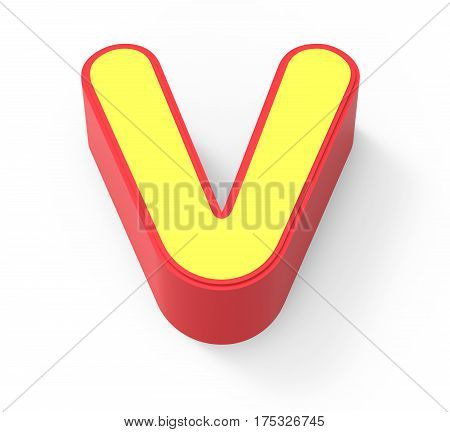 Yellow Letter V Image & Photo (Free Trial) | Bigstock