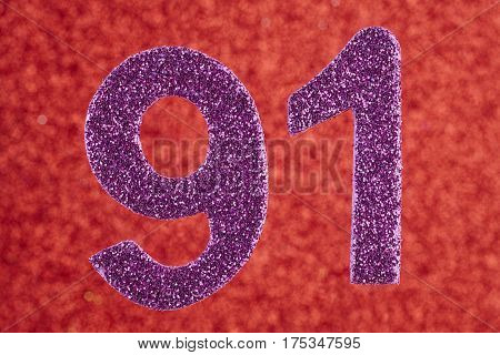 Number Ninety-one Image & Photo (Free Trial) | Bigstock