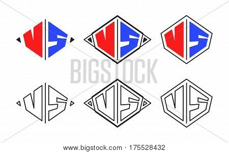 Versus Letters Fight Vector & Photo (Free Trial) | Bigstock