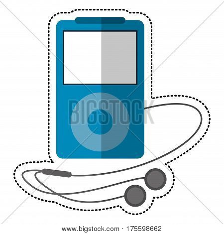 Blue Mp3 Player Vector & Photo (Free Trial) | Bigstock