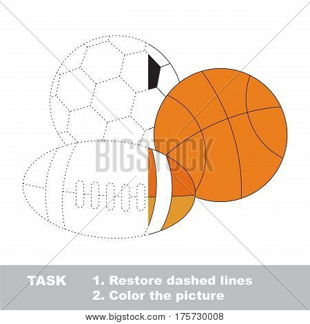 Different Balls Set. Vector & Photo (Free Trial) | Bigstock