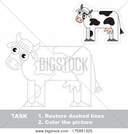Cow. Dot Dot Vector & Photo (Free Trial) | Bigstock