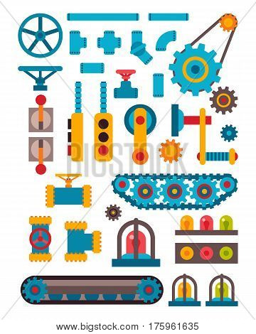 Machine Parts Vector & Photo (Free Trial) | Bigstock